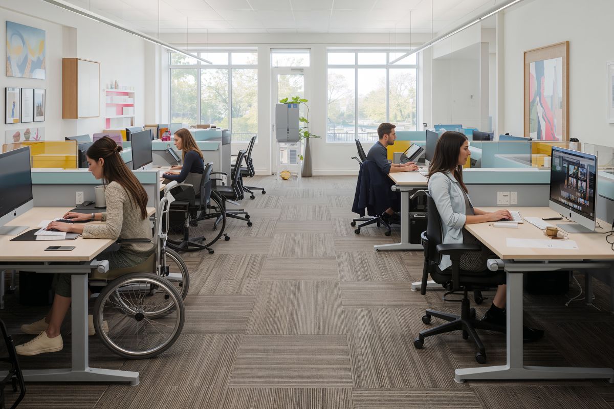 Office Desk with Dividers: Customizable Solutions